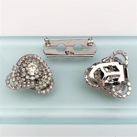 The Silver Queen. Rare Hattie Carnegie Duette Style Convertible Brooch ... The Silver Queen. Rare Hattie Carnegie Duette Style Convertible Brooch ...