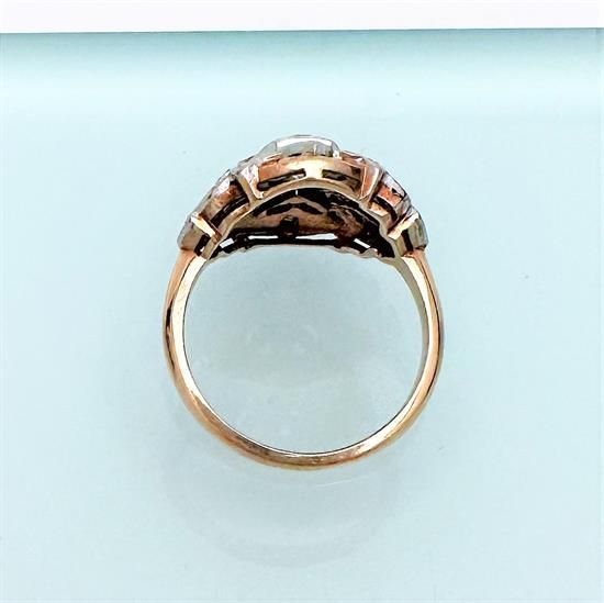 The Silver Queen. 1930'S Era Two-Tone Gold, Old European Cut Diamond ...