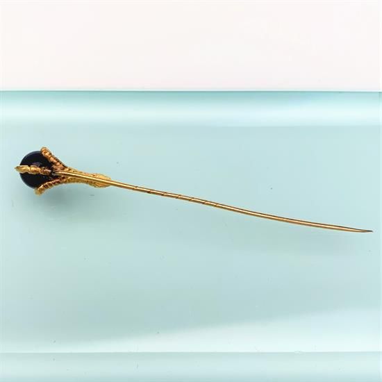 The Silver Queen. Victorian/Edwardian Era 14K Gold & Lapis Lazuli Eagle ...