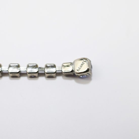 The Silver Queen. 1950'S Signed Kramer Light Blue Rhinestone Necklace