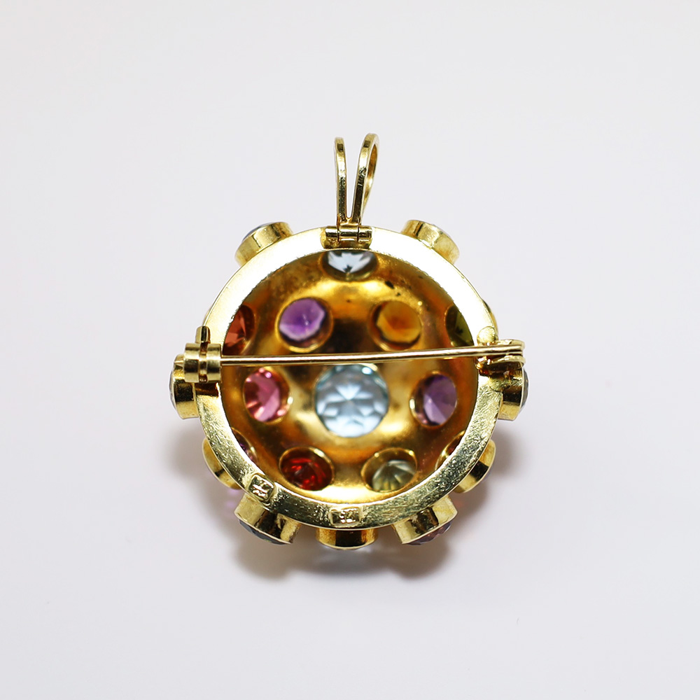 The Silver Queen. Vintage H. Stern (Brazil) 18k Gold Modernist Multi ...