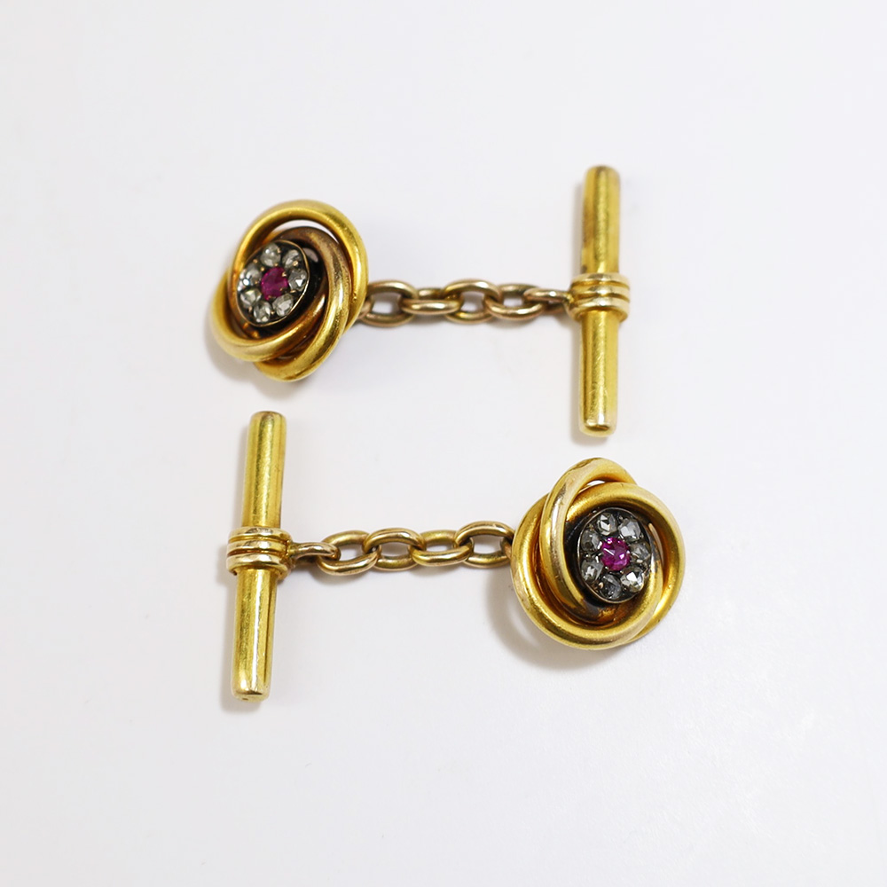 The Silver Queen | Antique Early 20th Century 18k Gold, Diamond & Ruby ...