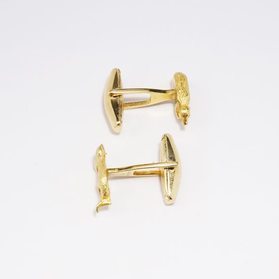The Silver Queen | Vintage 14k Yellow Gold Figural Bull & Bear Wall ...