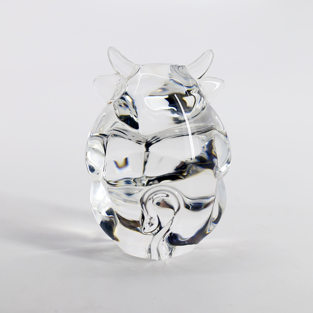 The Silver Queen | Steuben Glass Hand Cooler 'Bull' #5524, Designed by ...