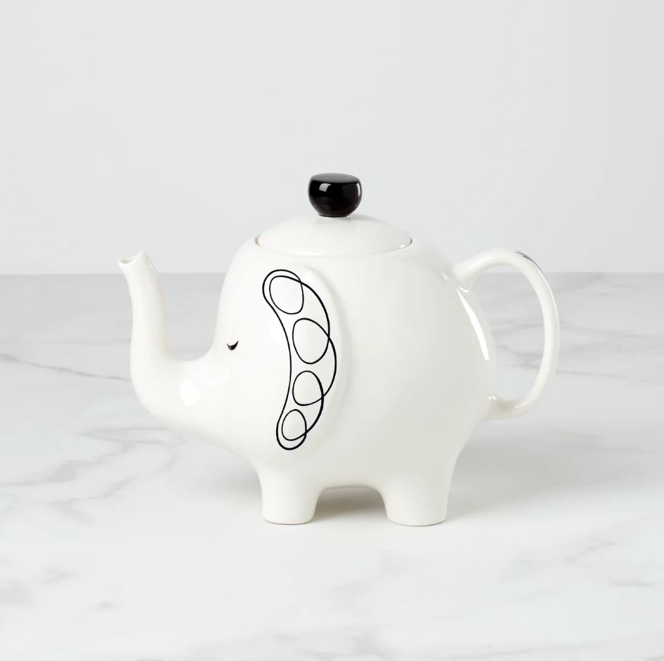 The Silver Queen. Kate Spade 'Wild Things' Elephant Teapot