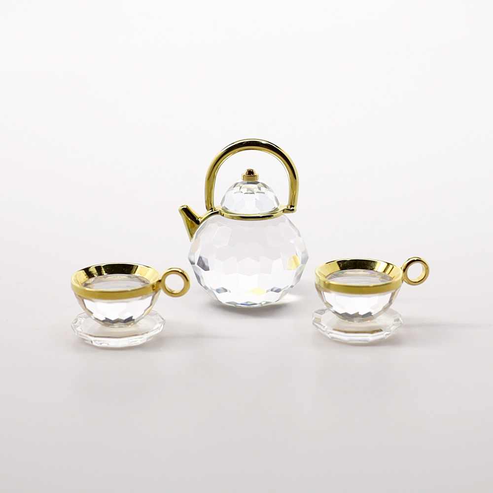 The Silver Queen | Swarovski Crystal Memories Miniature '3-Piece Tea ...
