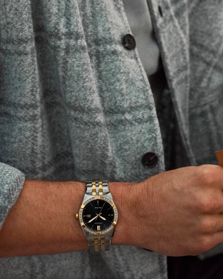 The Silver Queen | Corso Black Diamond Black Dial