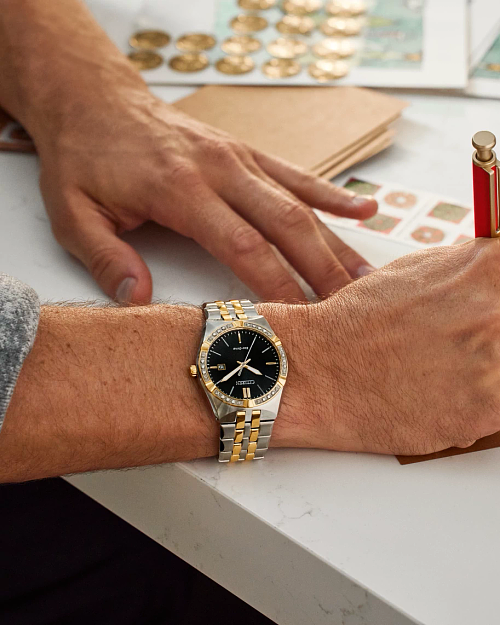 The Silver Queen | Corso Black Diamond Black Dial