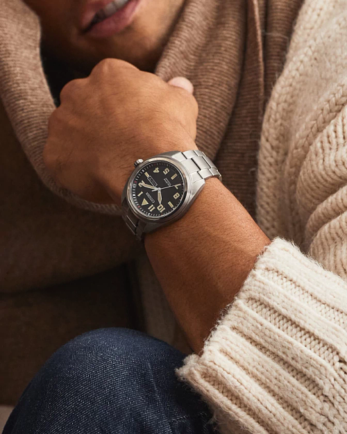 The Silver Queen | Garrison Black Dial Super Titanium by Citizen