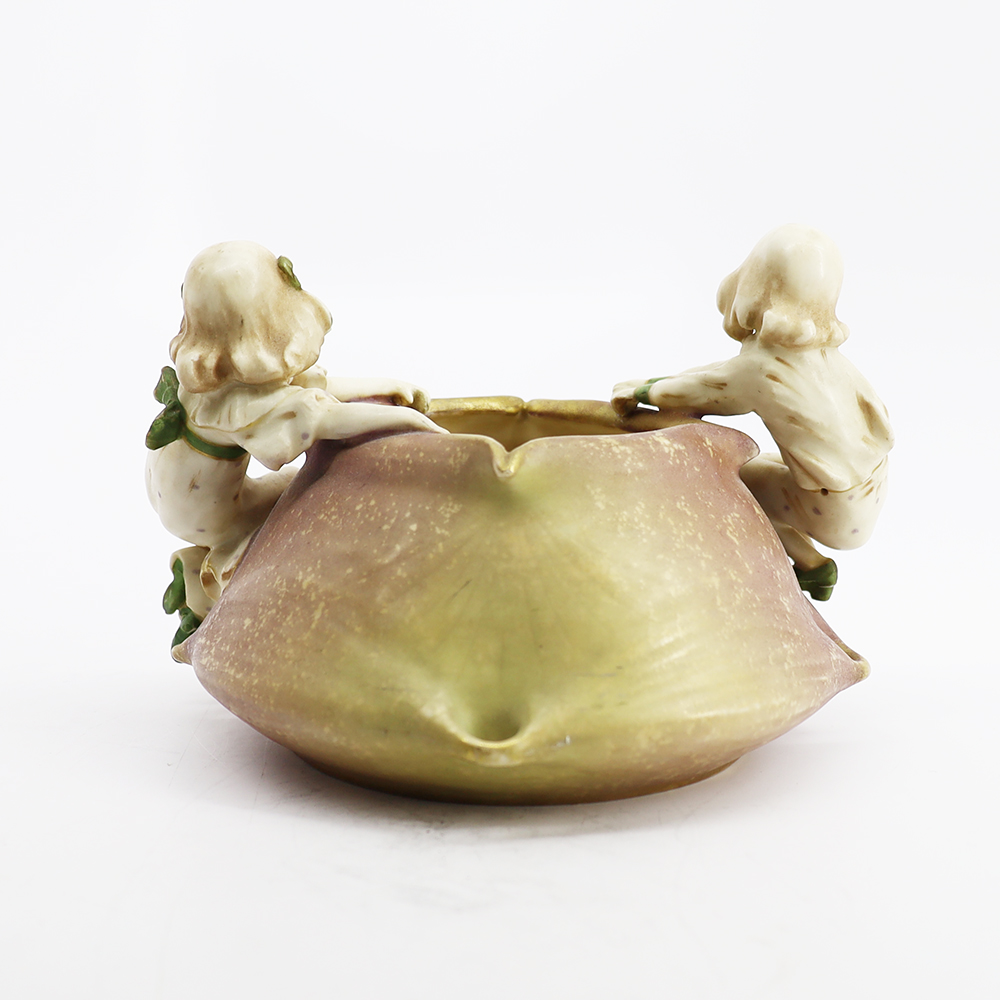 The Silver Queen|Rare Art Nouveau Turn-Teplitz RSK Amphora Vase with ...