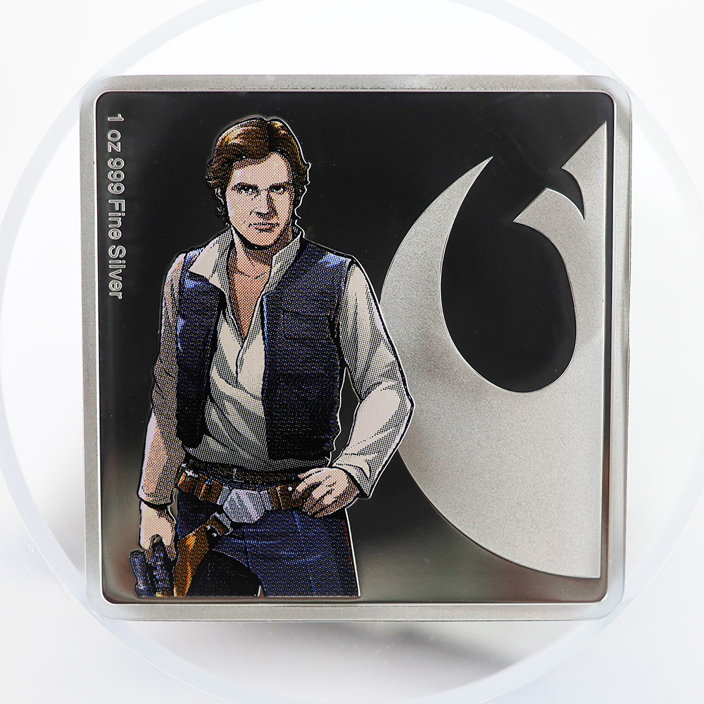 The Silver Queen | 2025 Niue 1oz Silver Han Solo & Chewbacca Coin .999 ...